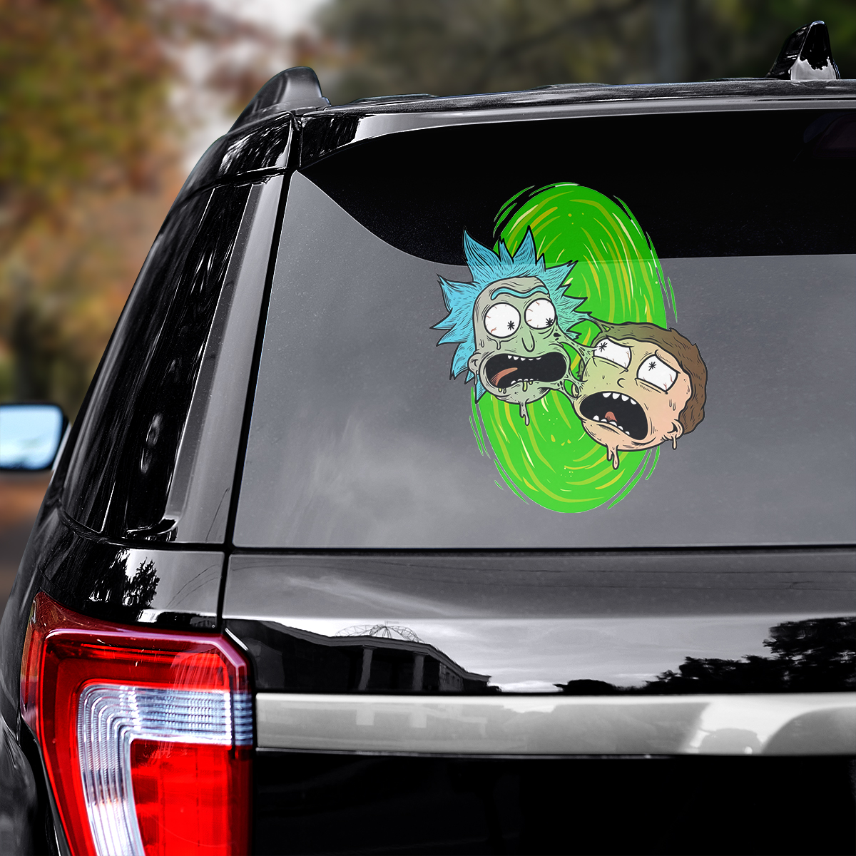 Rick and Morty Decal, Rick and Morty Sticker, Cartoon Decal, | Inspire ...