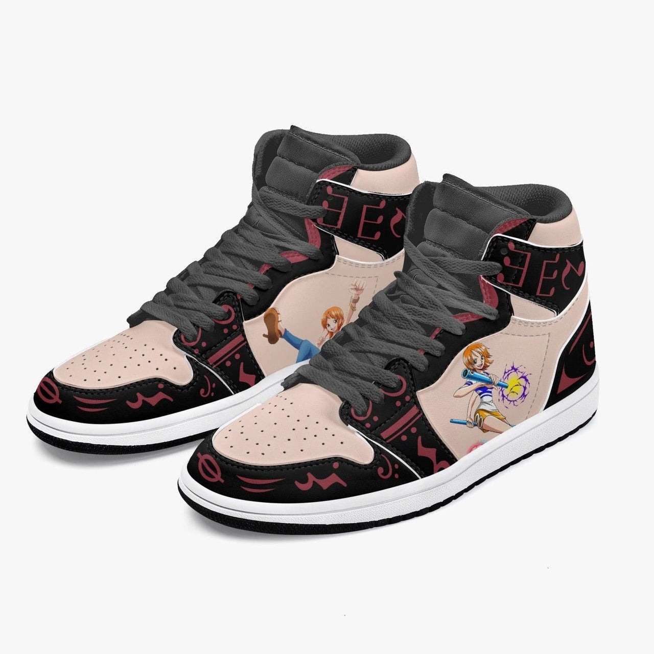 One Piece Nami JD1 Shoes, One Piece Nami Jordan 1 Shoes - Inspire Uplift