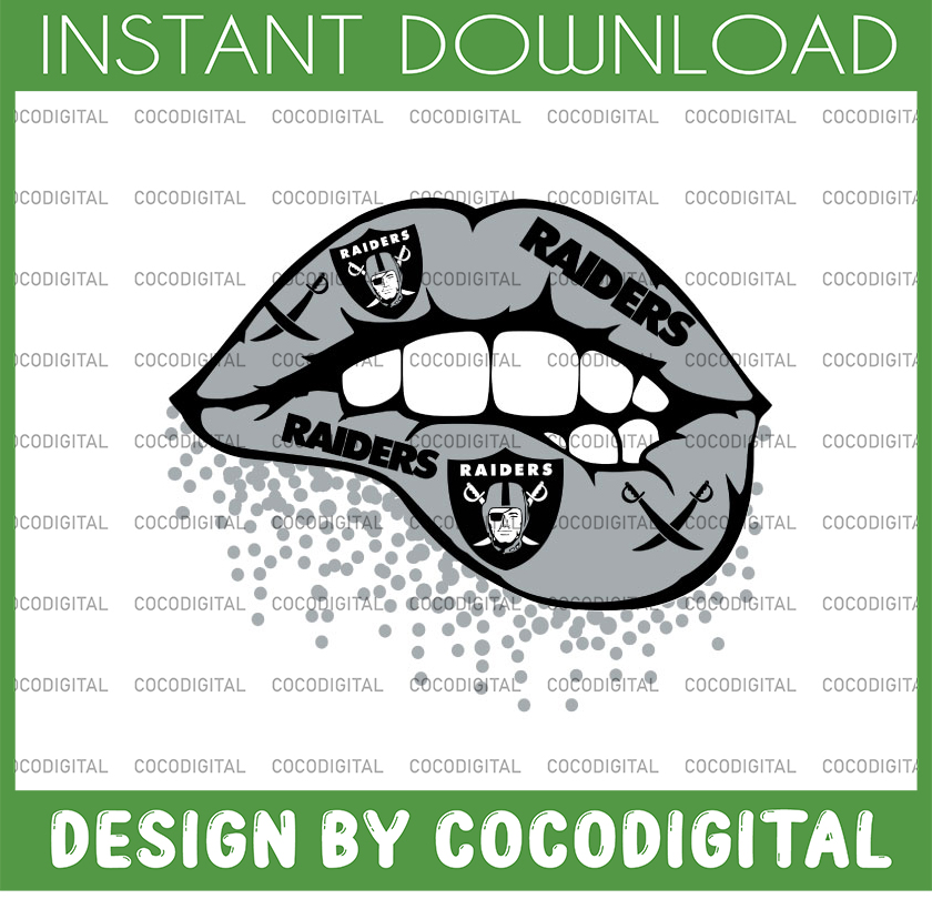 Raiders Inspired Lips png File Sublimation Printing, png fil - Inspire ...