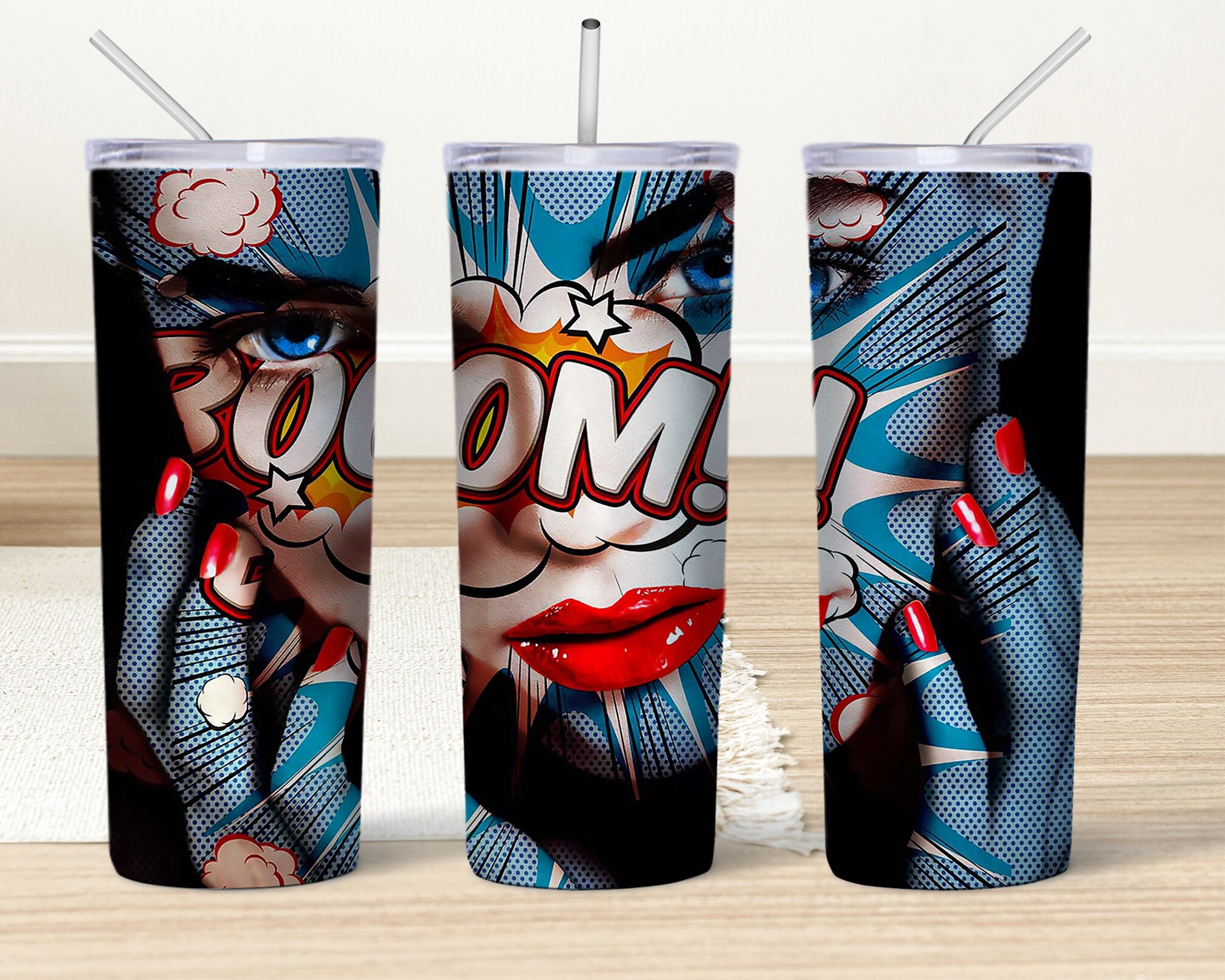 Girl Boom Tumbler, Girl Boom Skinny Tumbler | Inspire Uplift