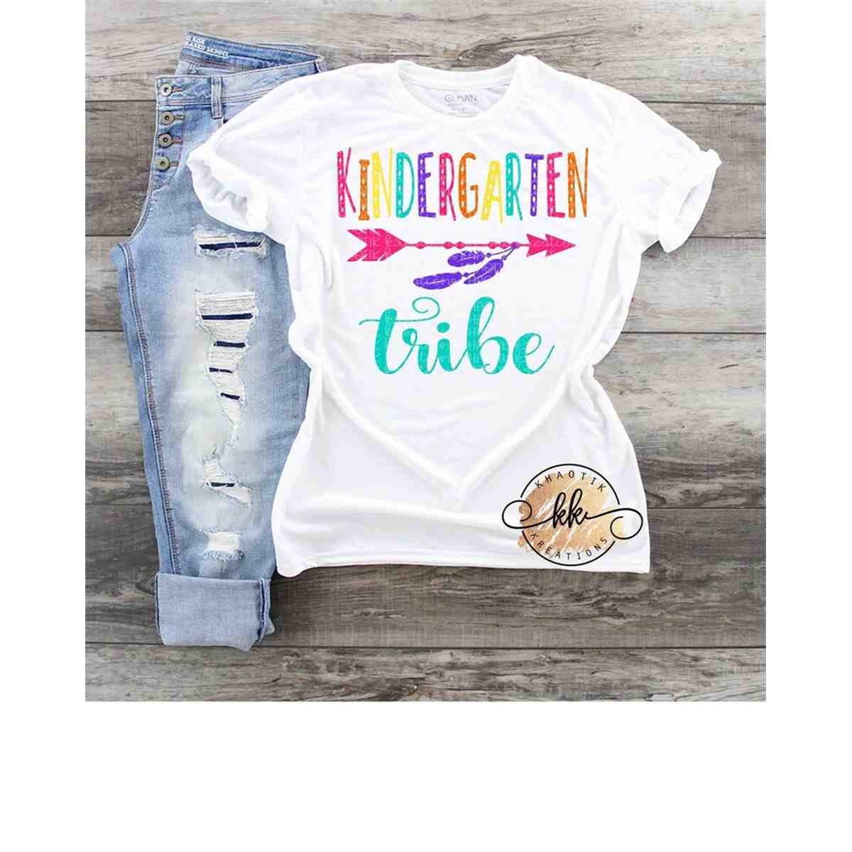 Kindergarten Tribe Svg Kindergarten Svg Back to School Svg F - Inspire ...