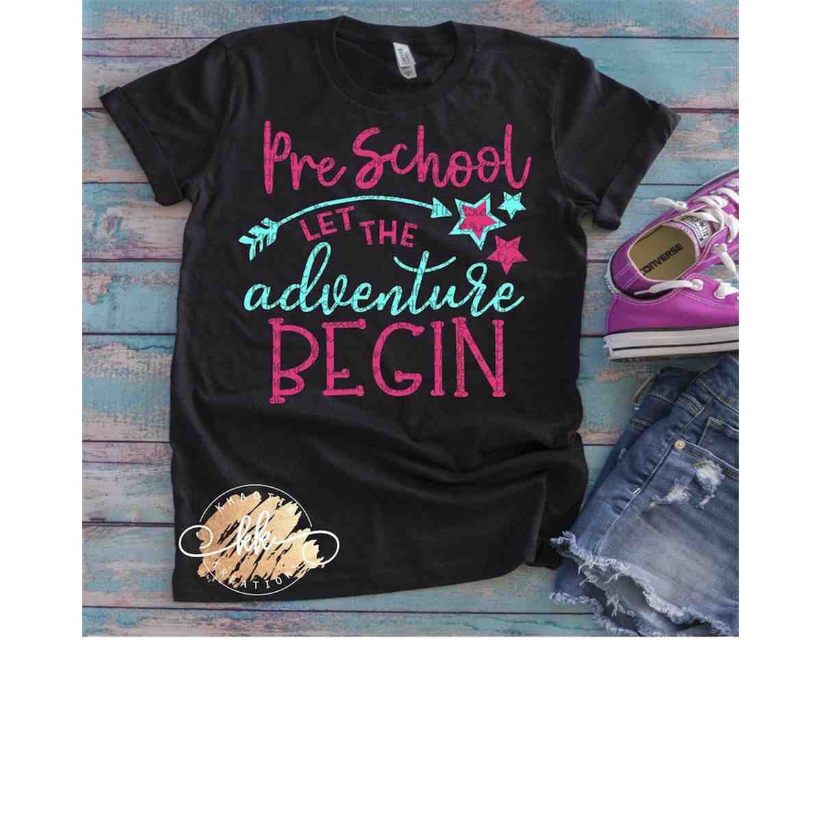 Pre School Let The Adventure Begin Svg Pre School Svg Back t | Inspire ...