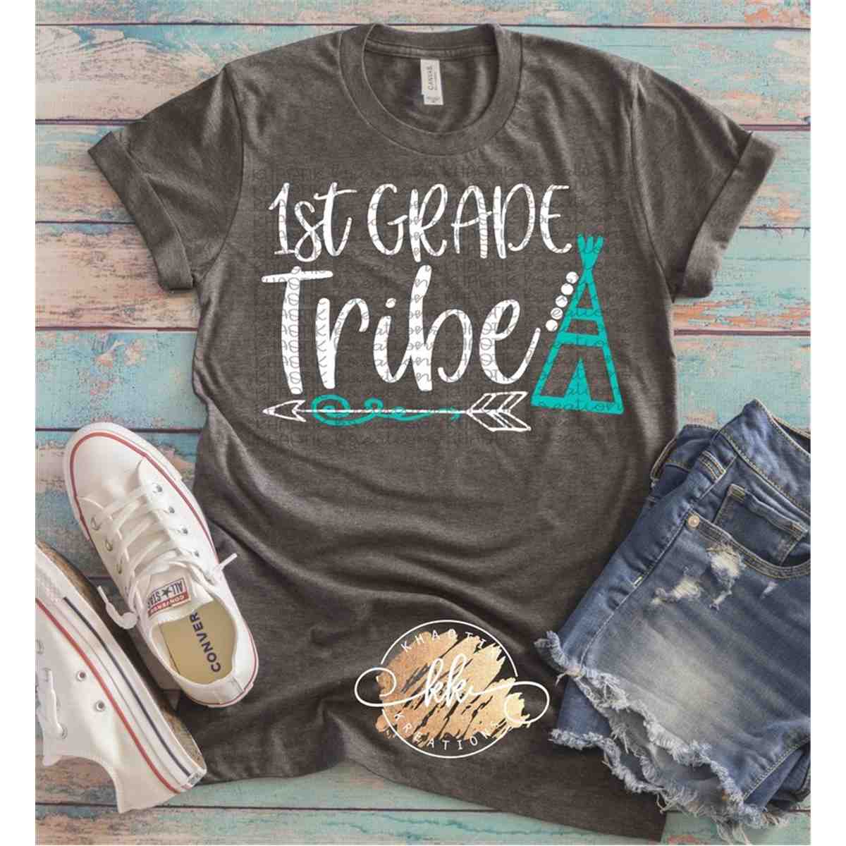 1st Grade Tribe Svg 1st Grade Svg Teacher Svg Back to School | Inspire ...