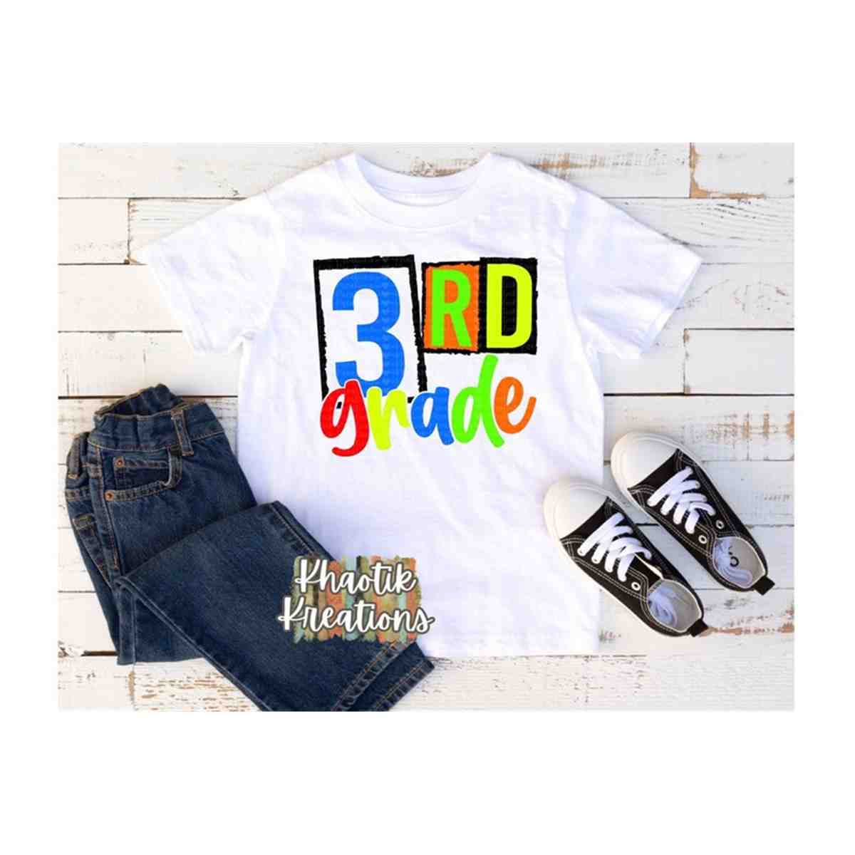 3rd Grade Svg, Third Grade Design, Teacher Svg, Back to Scho - Inspire ...