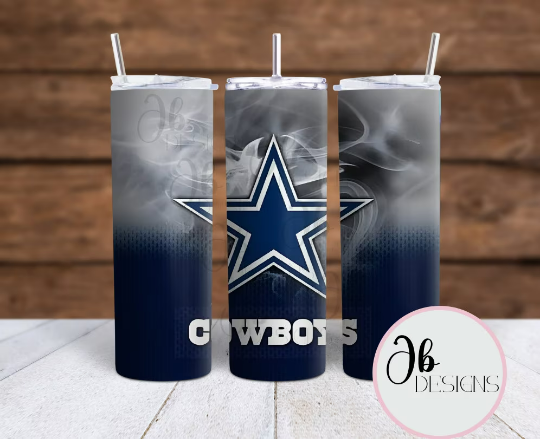 Dallas Cowboys Sublimation tumbler wraps | Inspire Uplift