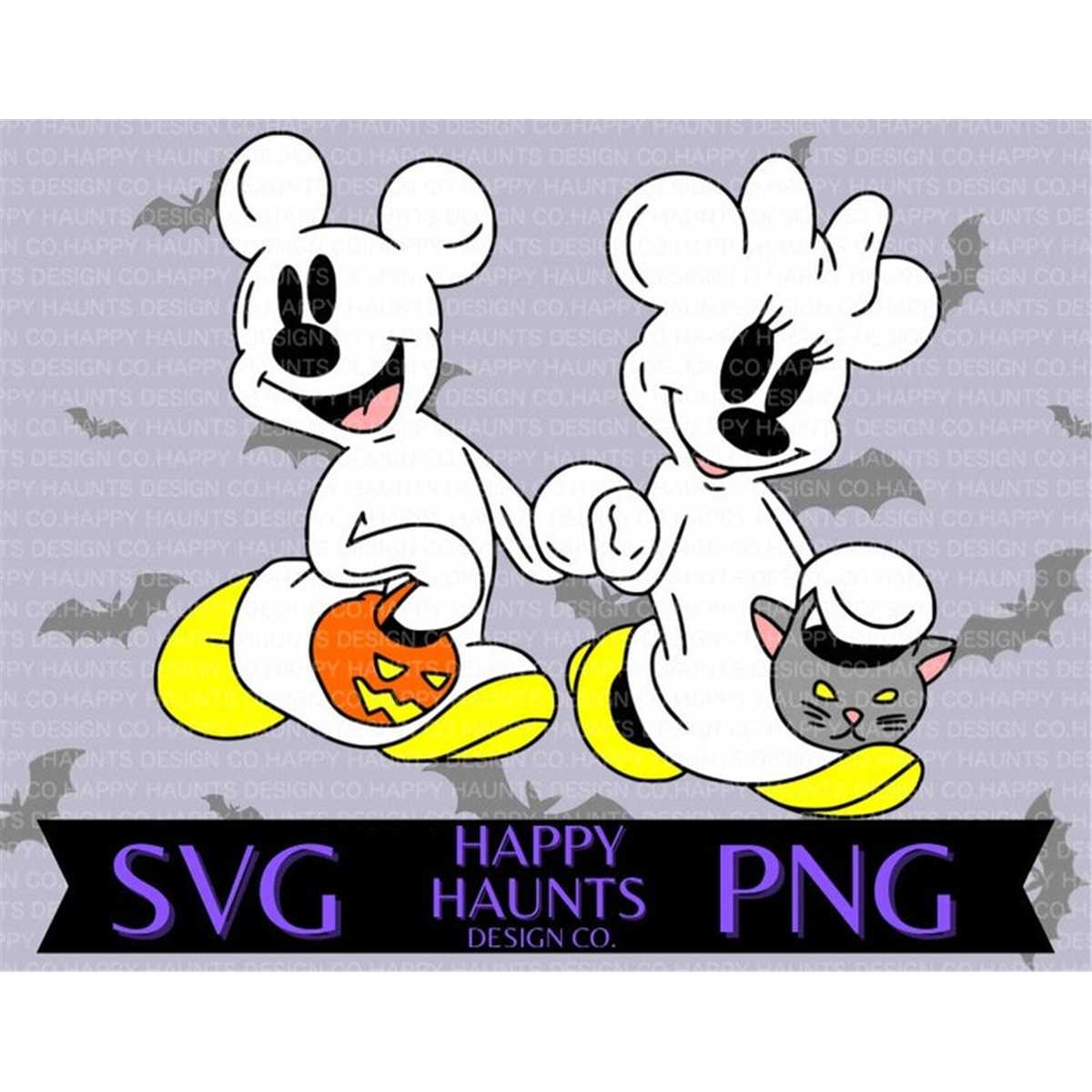 Ghost mice SVG, easy cut file for Cricut, Layered by colour - Inspire ...
