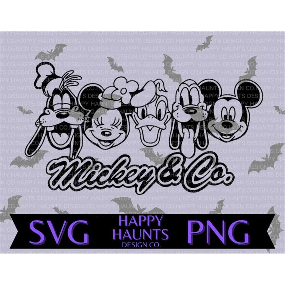 Mickey & co SVG, easy cut file for Cricut, Layered by colour | Inspire ...