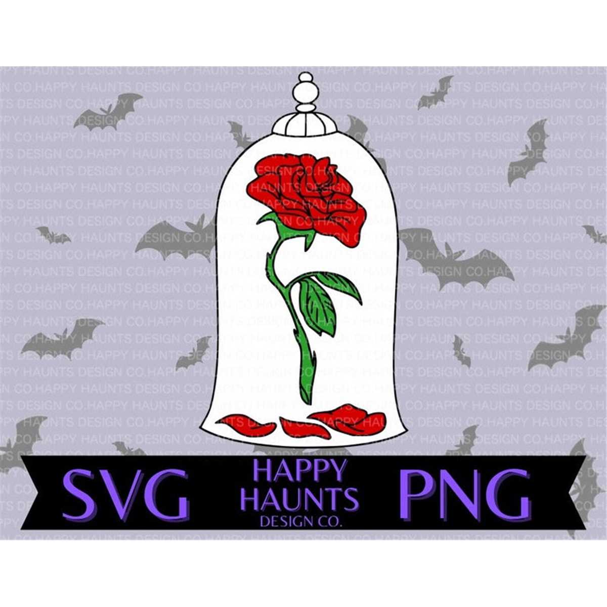 Enchanted rose SVG, easy cut file for Cricut, Layered by co | Inspire ...