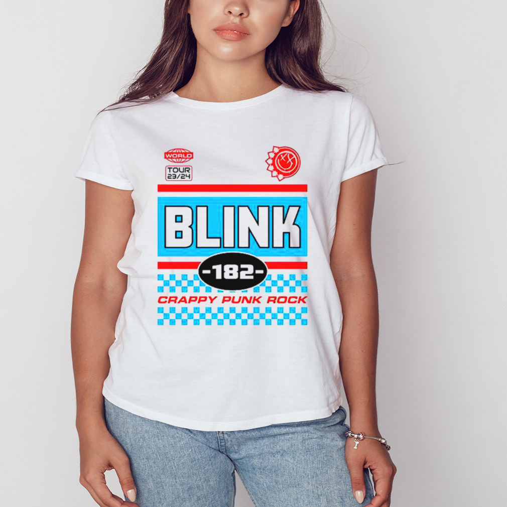 Blink-182 World Tour 2023 2024 Crappy Punk Rock BMXer Tee Fa - Inspire ...