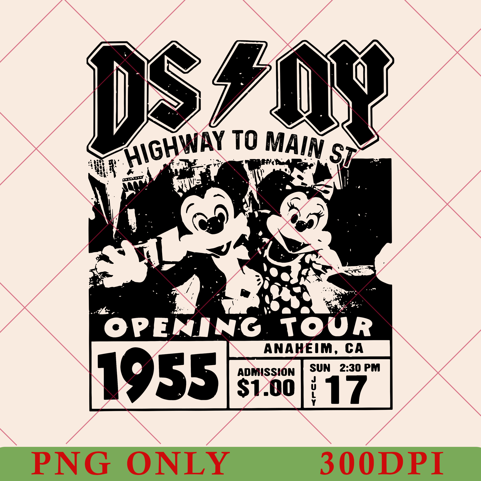 Disney Highway Way To Main St PNG, Rock n Roll PNG, Disney R | Inspire ...