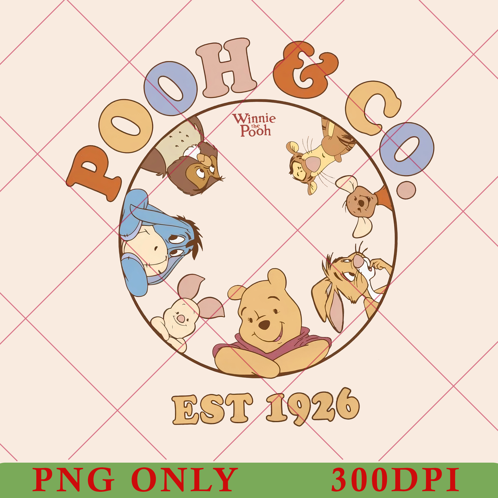 Retro Disney Winnie The Pooh PNG, The Pooh And Friends, Winn | Inspire ...