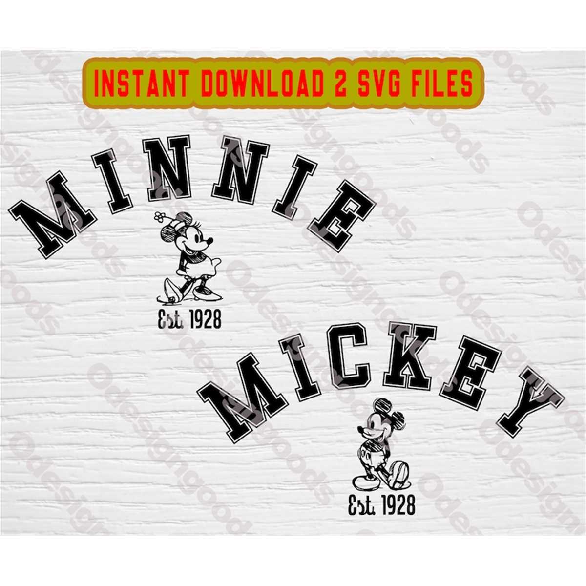 Mickey Est 1928 Svg, Mickey Established 1928 Svg, Mickey & C | Inspire ...