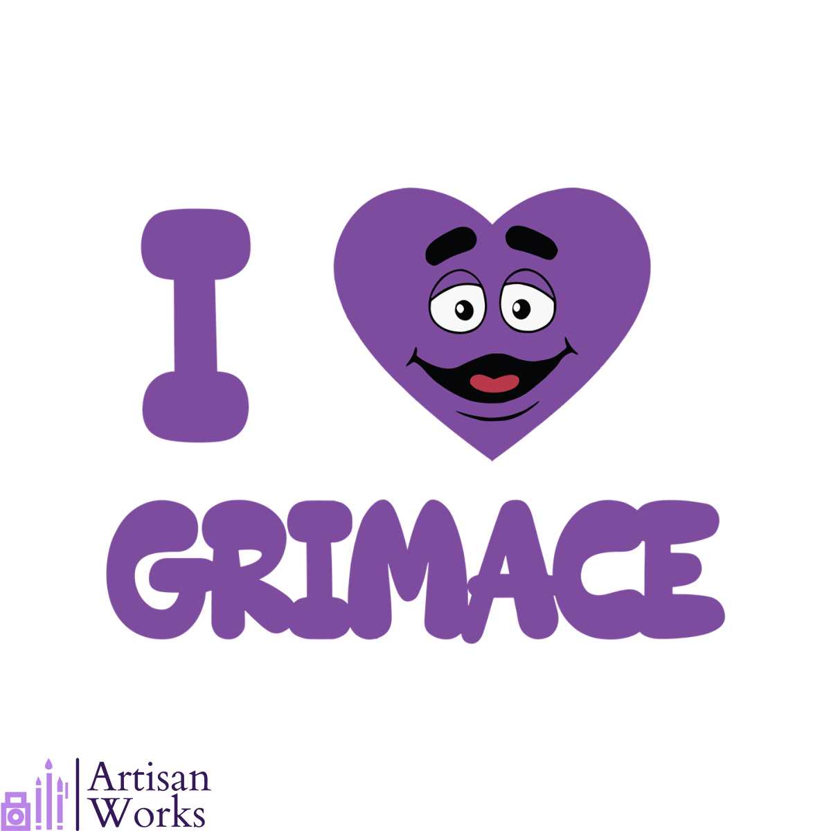 I Love Grimaces Mcdonald SVG Grimace Birthday SVG Digital Fi | Inspire ...