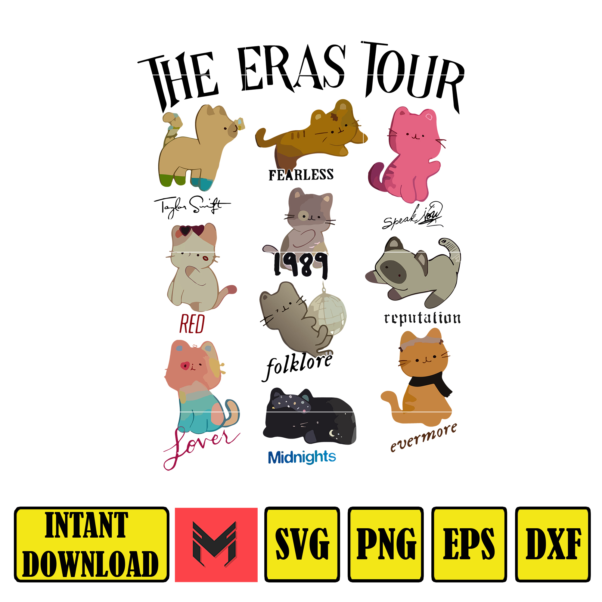 The Eras Tour Svg Png Trending, TS Tour Png, Trending Music | Inspire ...