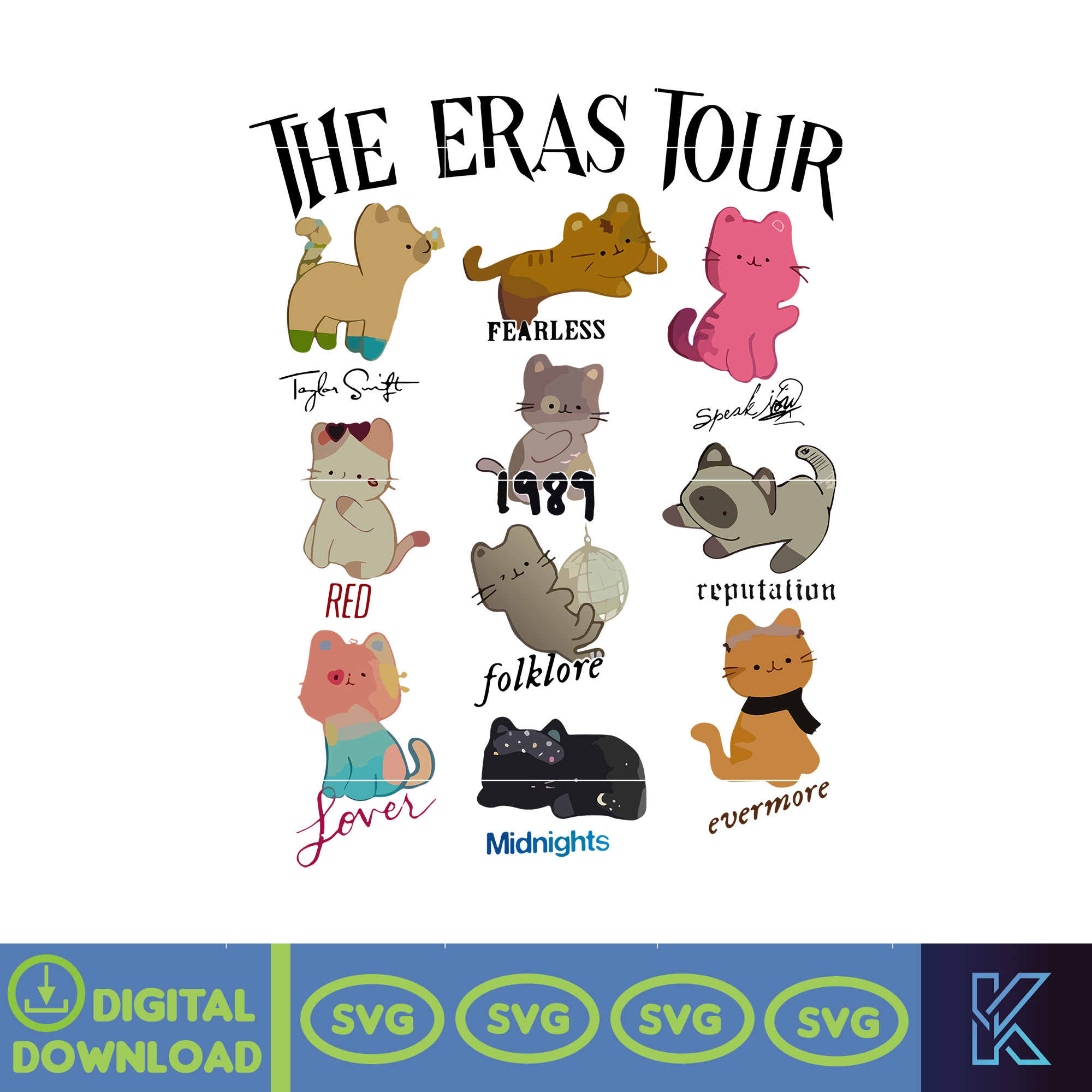 The Eras Tour Svg Png Trending, TS Tour Png, Trending Music - Inspire ...