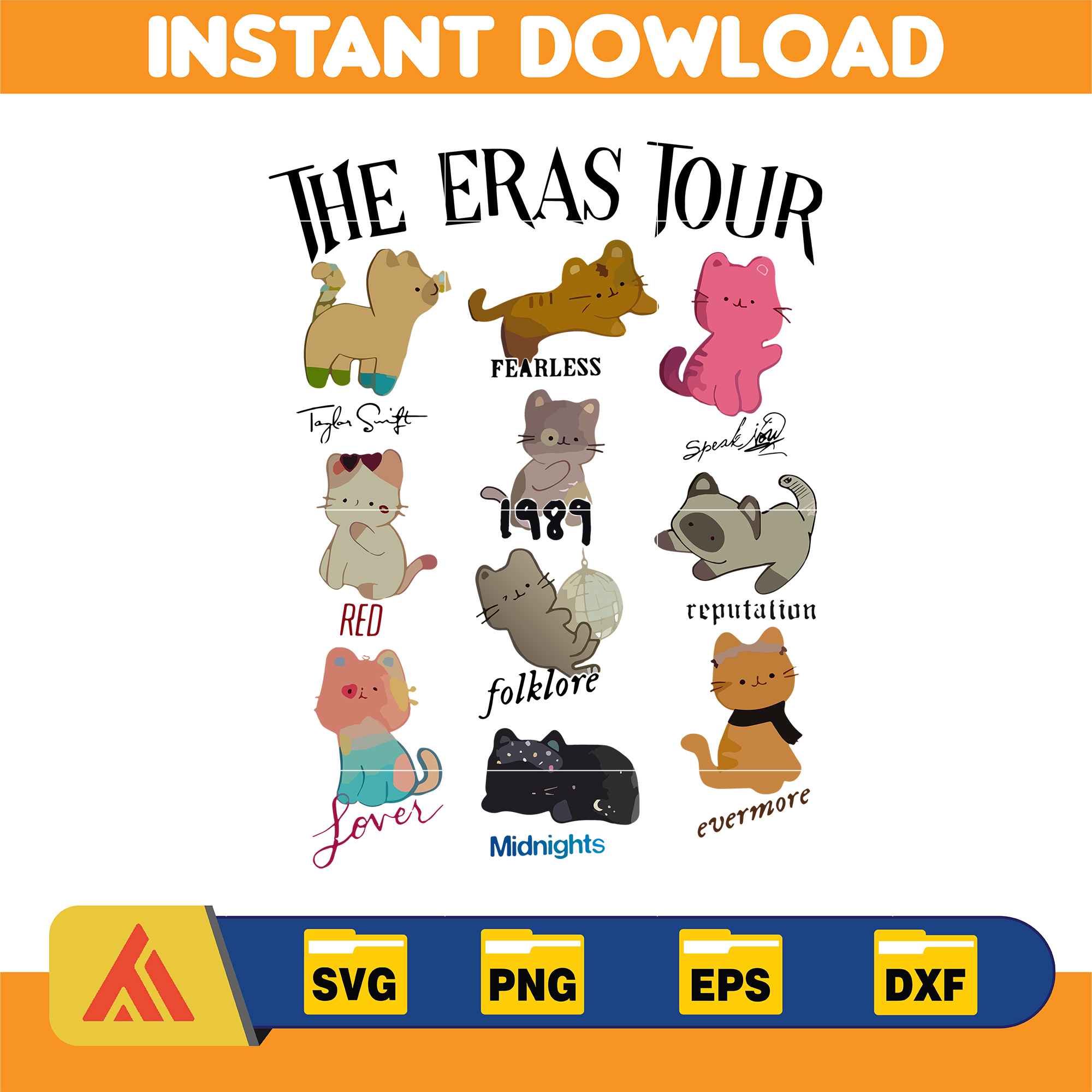 The Eras Tour Svg Png Trending, TS Tour Png, Trending Music | Inspire ...