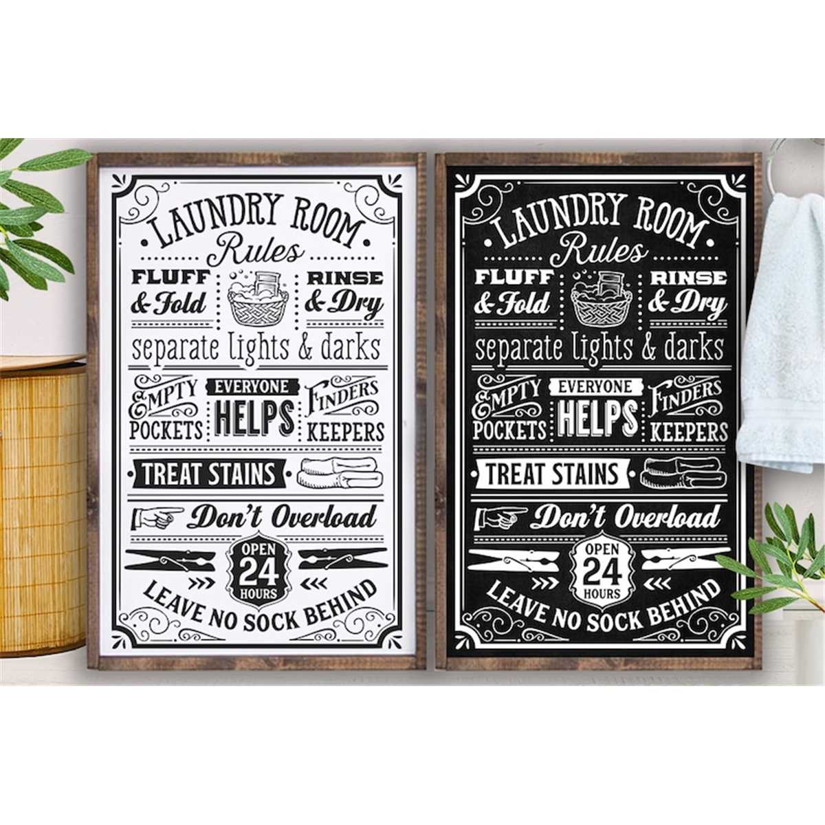 Laundry room rules svg, laundry room svg, laundry svg, lau - Inspire Uplift