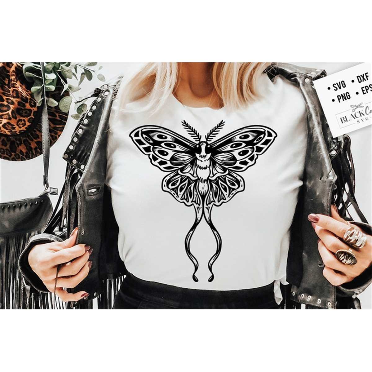 Boho moth SVG, Moth svg, Moon moth svg, Magic moth svg, Magi - Inspire ...