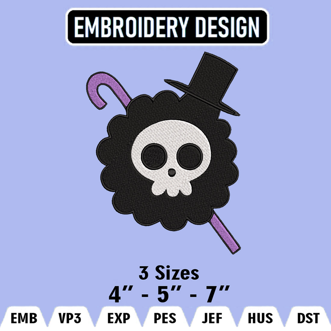 Brook Embroidery Designs, Brook Embroidery Files, One Piece | Inspire ...