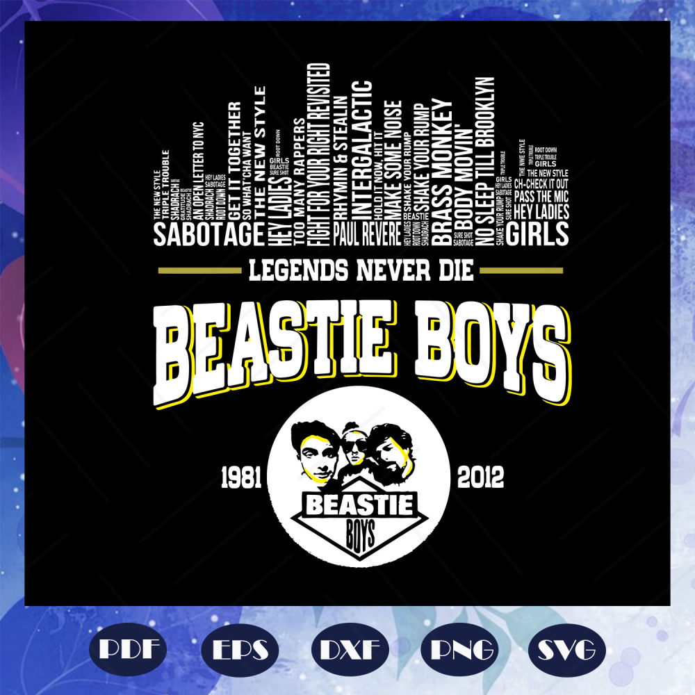 Legends never die beastie boys svg, beastie boys svg, check | Inspire ...