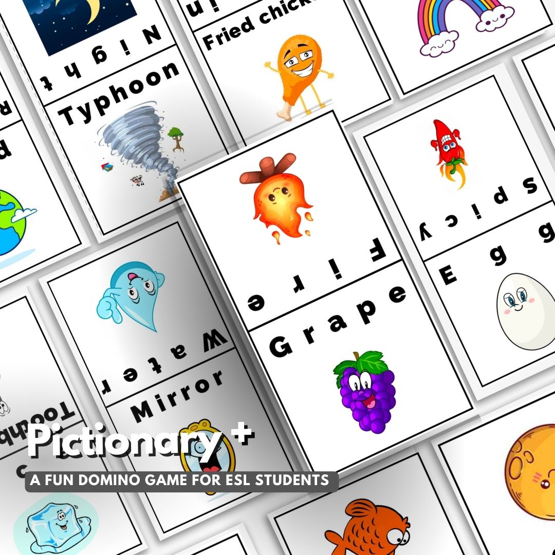 Pictionary Plus Game | ESL Lesson | Homeschool | Educational | Inspire ...