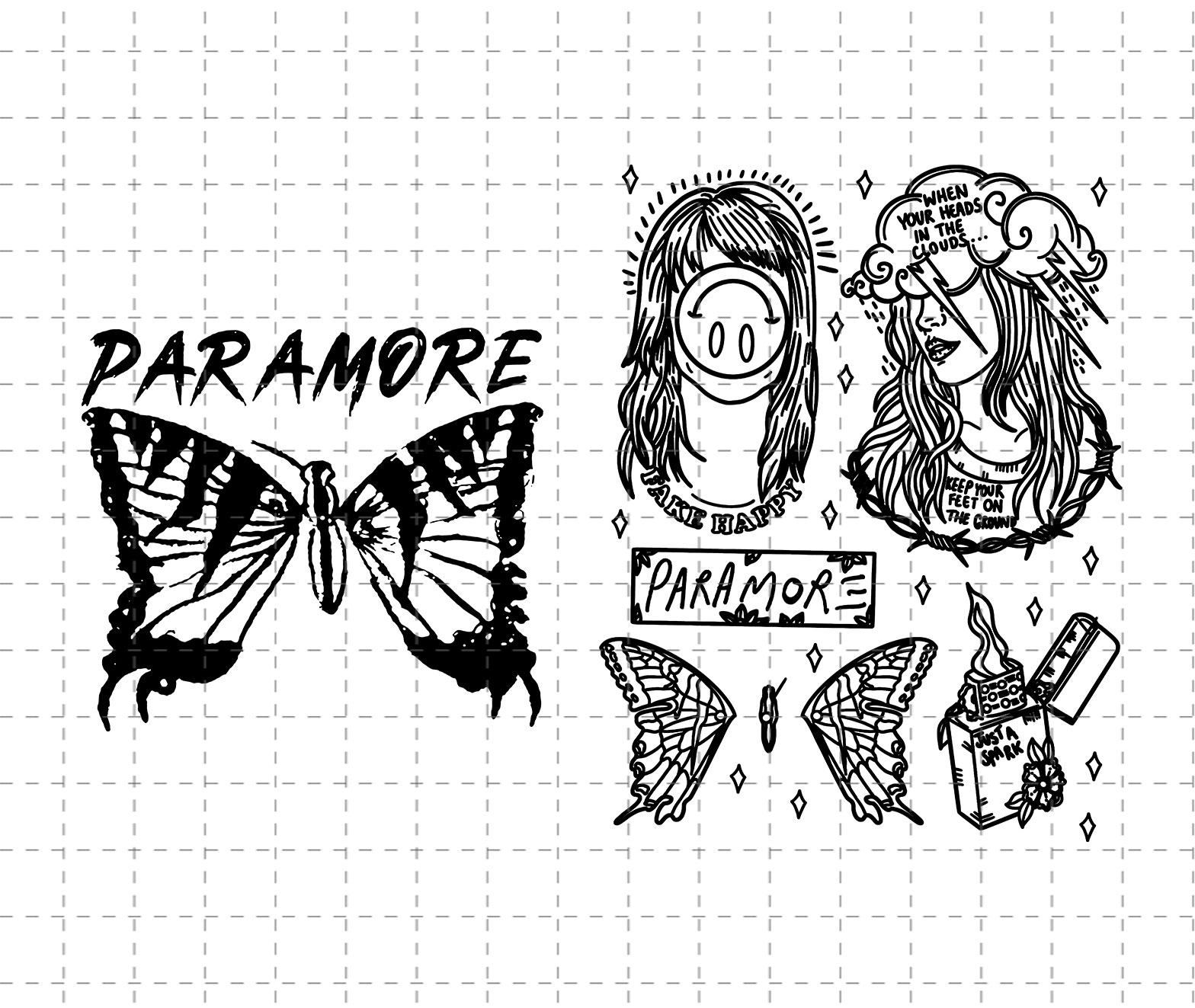 Paramore Png, Music Tour 2023 Designs, Band Tour 2023 Png, G | Inspire ...