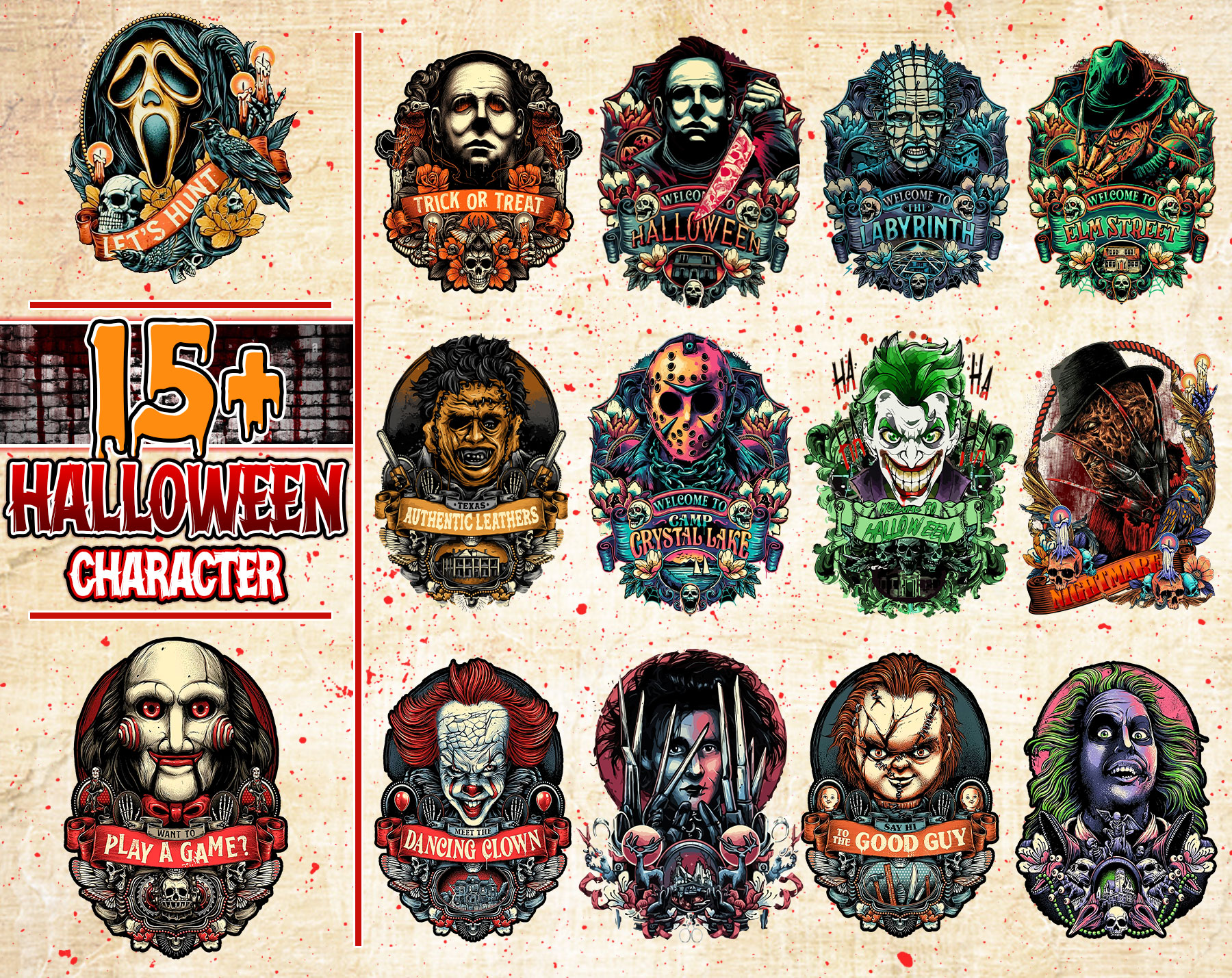 Halloween Killers Png Bundle. Horror Halloween Movie Png, Ho | Inspire ...