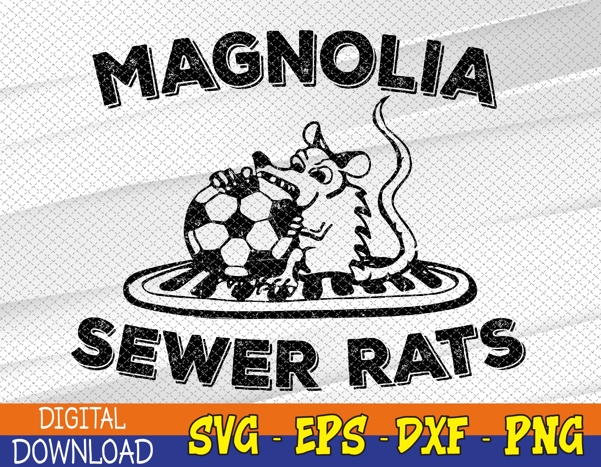 Magnolia Sewer Rats Svg, Eps, Png, Dxf, Digital Download | Inspire Uplift