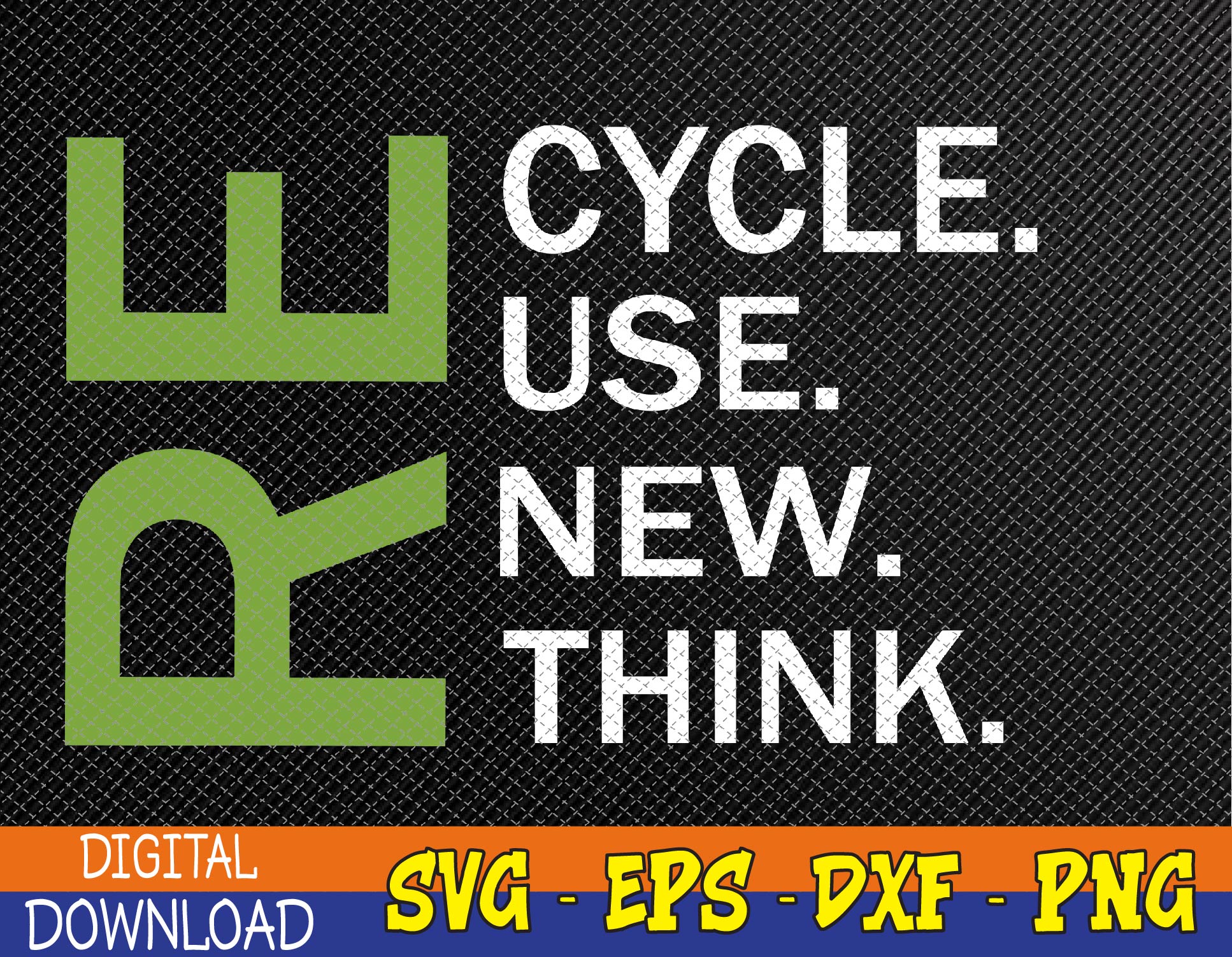 Recycle Reuse Renew Rethink Earth Day Environmental ON BACK | Inspire ...