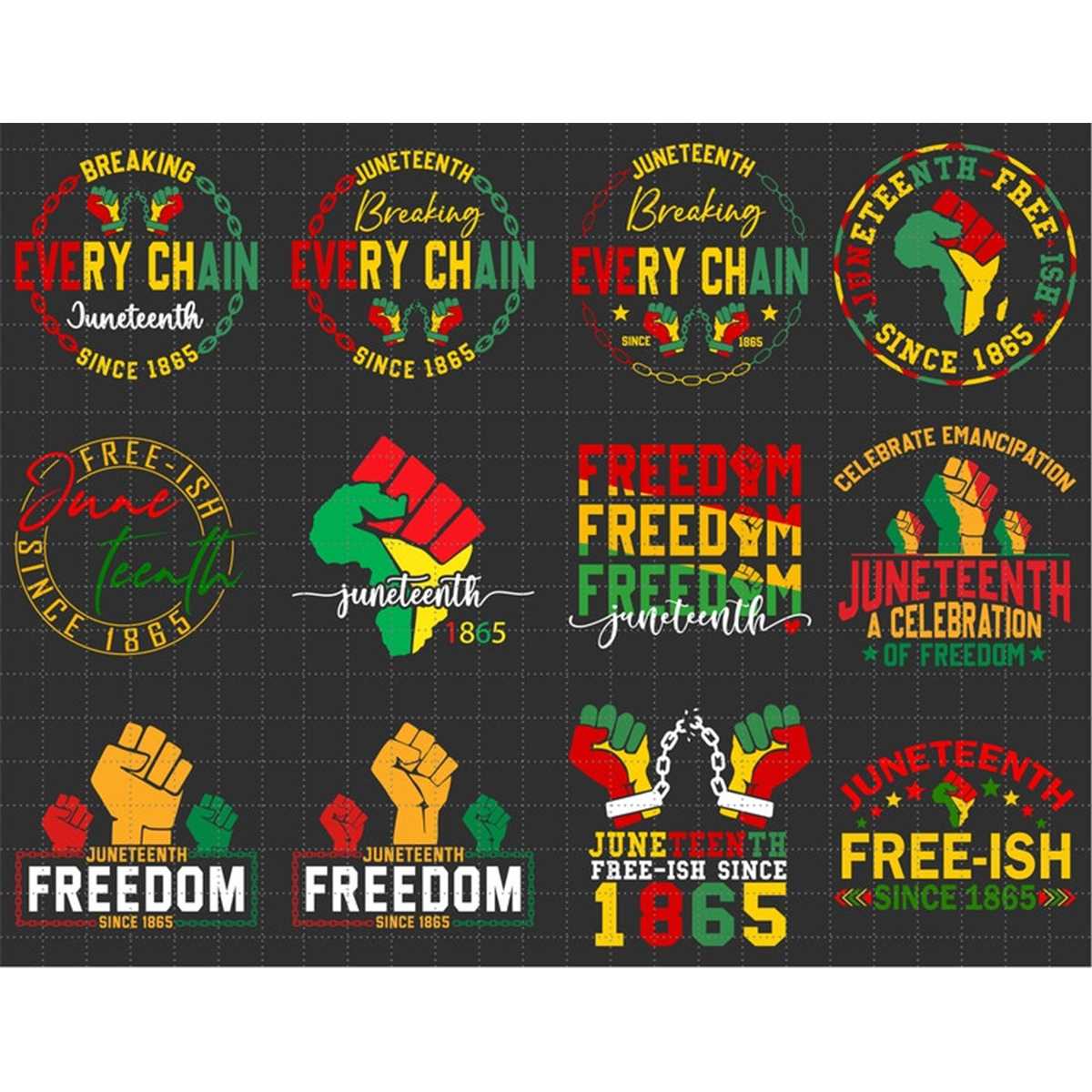 Juneteenth Svg Bundle, Freedom Day, BLM Svg, Black History S - Inspire ...