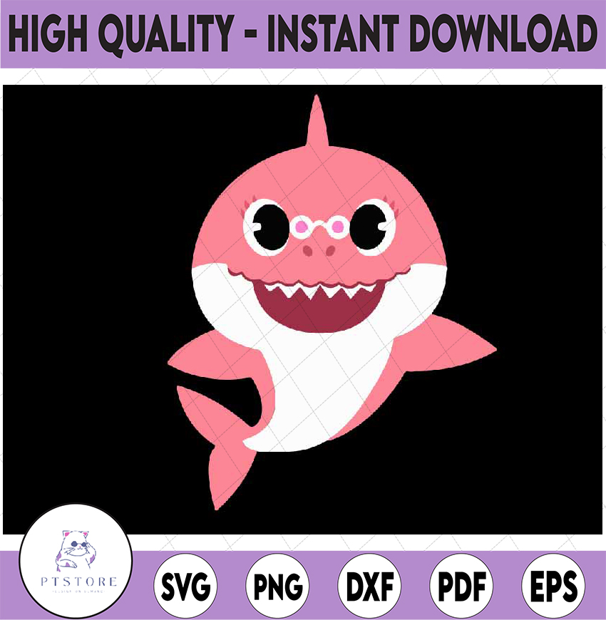 Grandma Shark SVG, Cricut Cut files, Shark Family doo doo do | Inspire ...