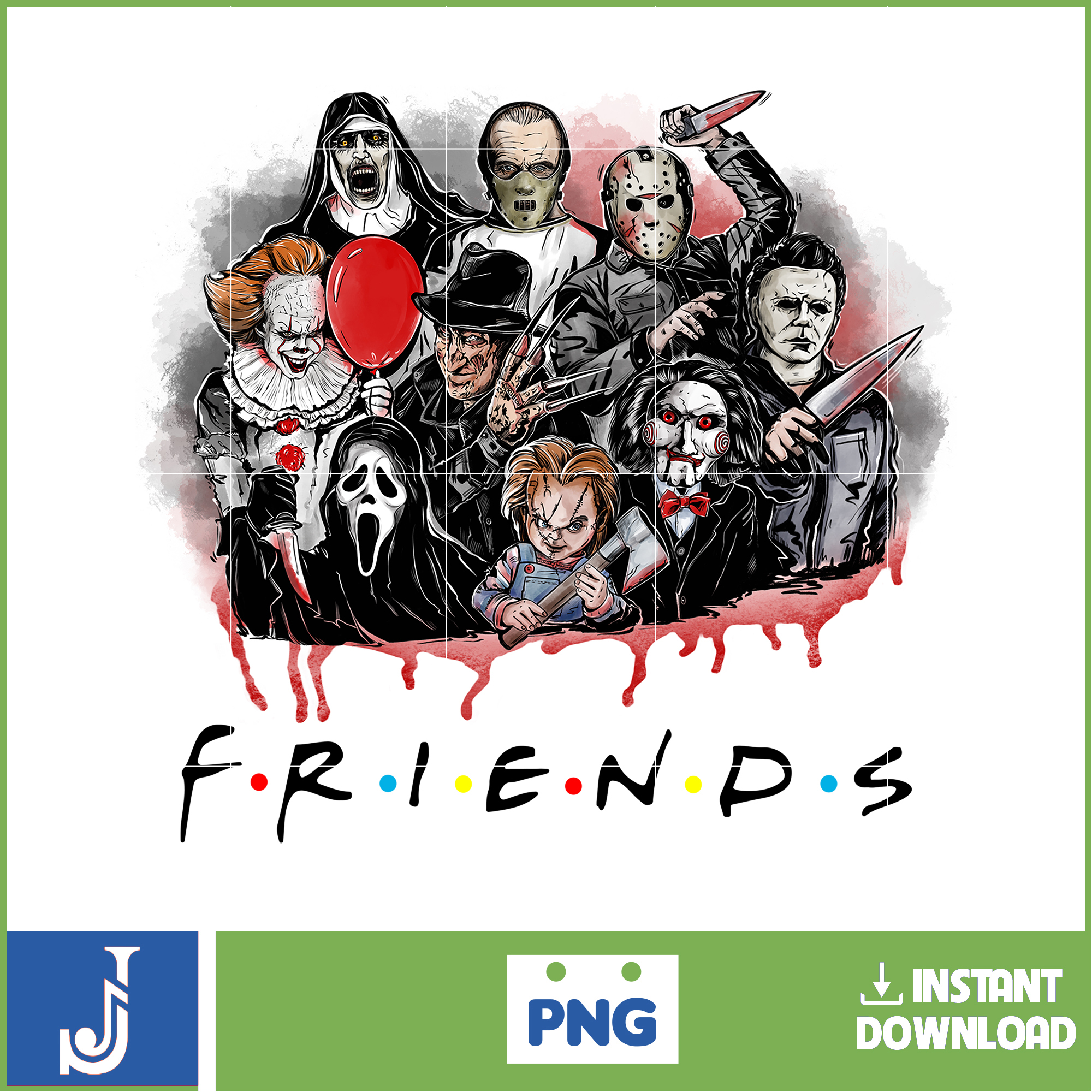 Horror Characters Png, Horror Friends Png, halloween charact | Inspire ...