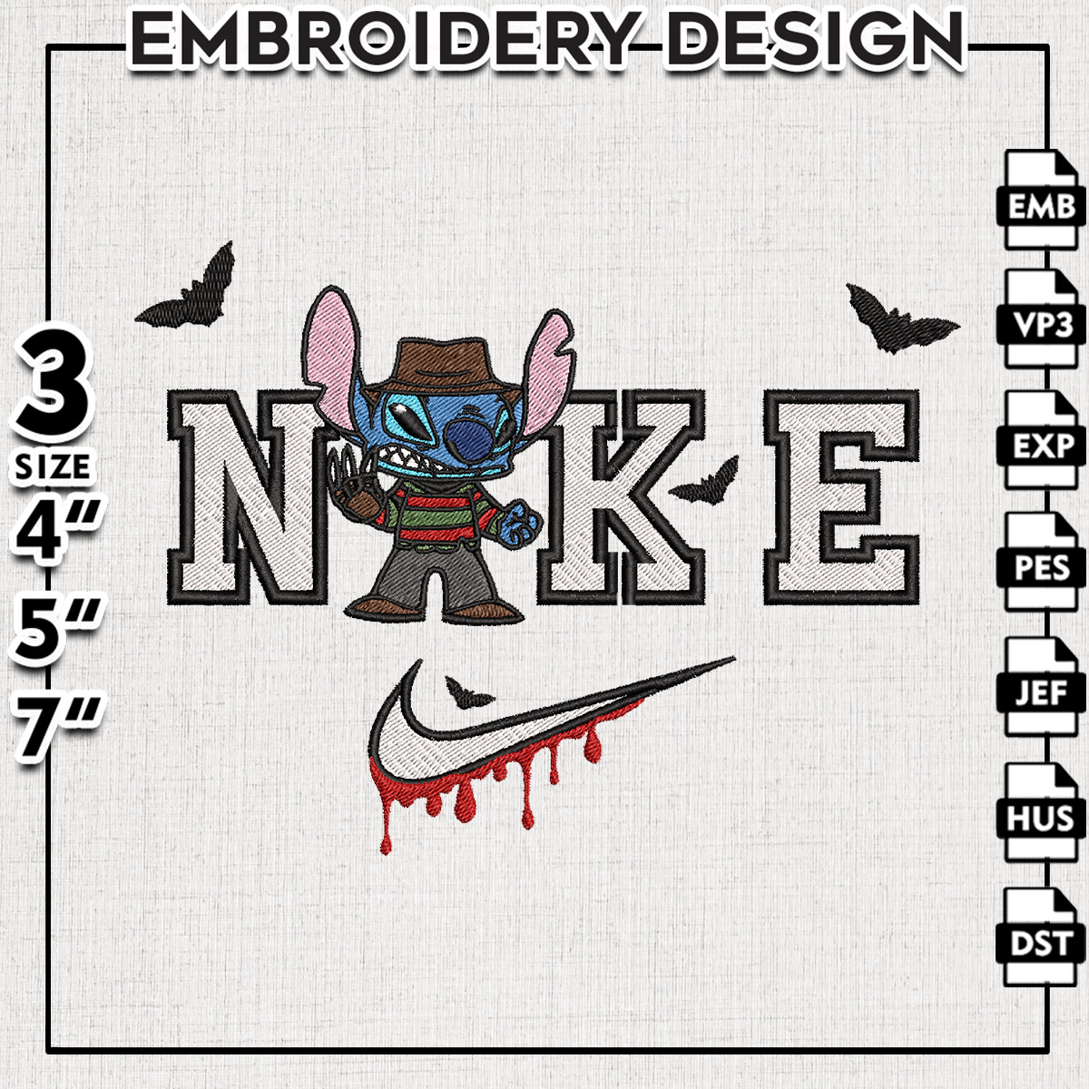 Stitch In Jason Voorhees Embroidery Designs, Horror Characte | Inspire ...