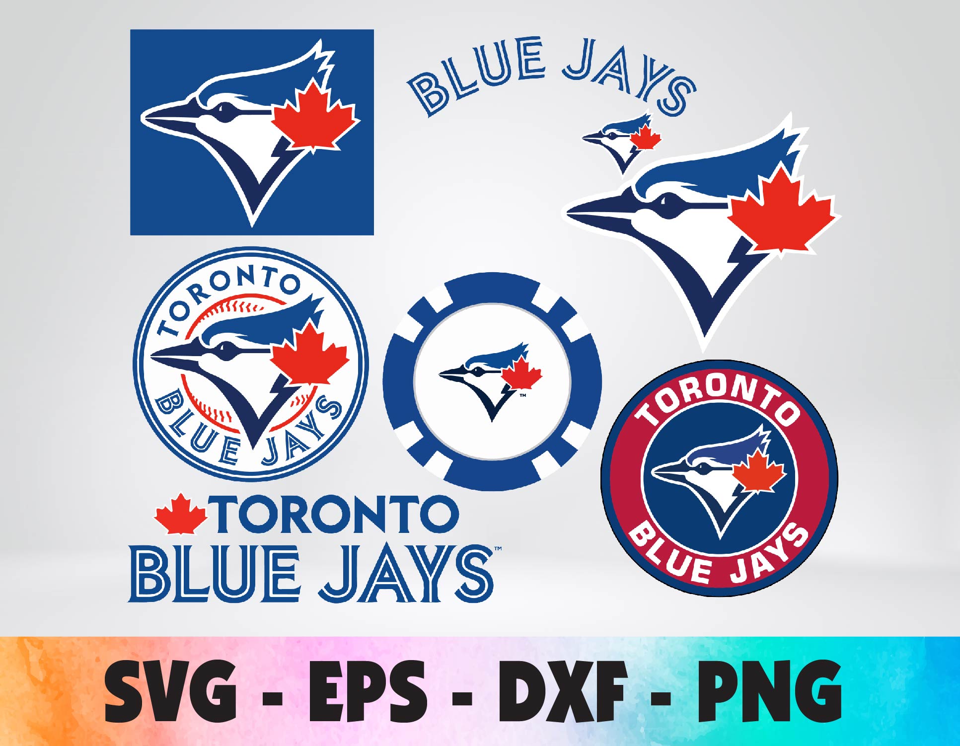 Toronto Blue Jays logo, bundle logo, svg, png, eps, dxf | Inspire Uplift