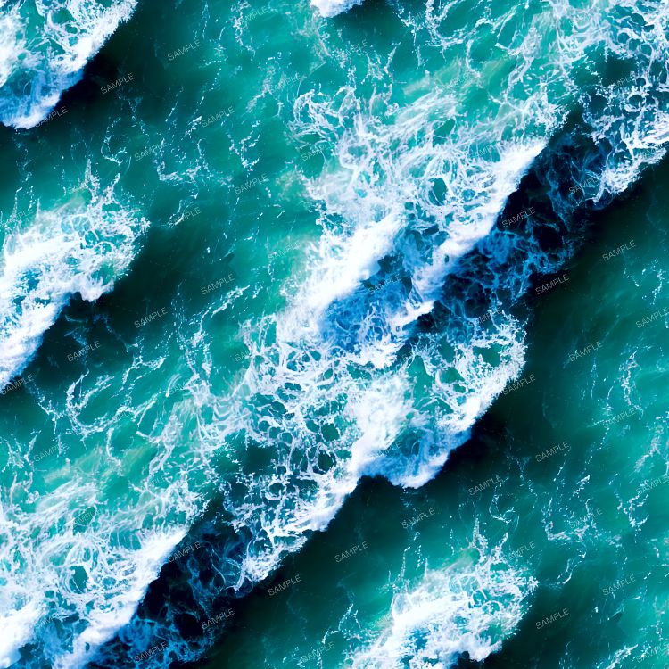Mid Ocean Waves 42 Seamless Tileable Repeating Pattern | Inspire Uplift