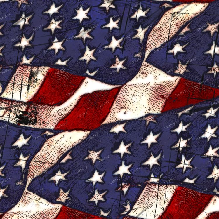 Vintage Patriotic US Flag Seamless Tileable Repeating Patter | Inspire ...