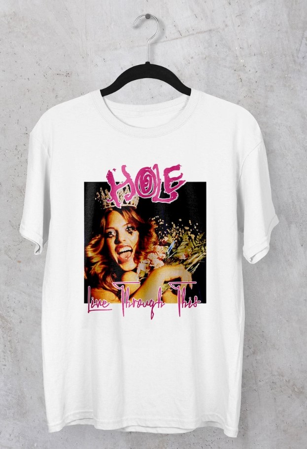 Hole Band Live Through This T-Shirt - Hole Band Shirt - Inspire Uplift