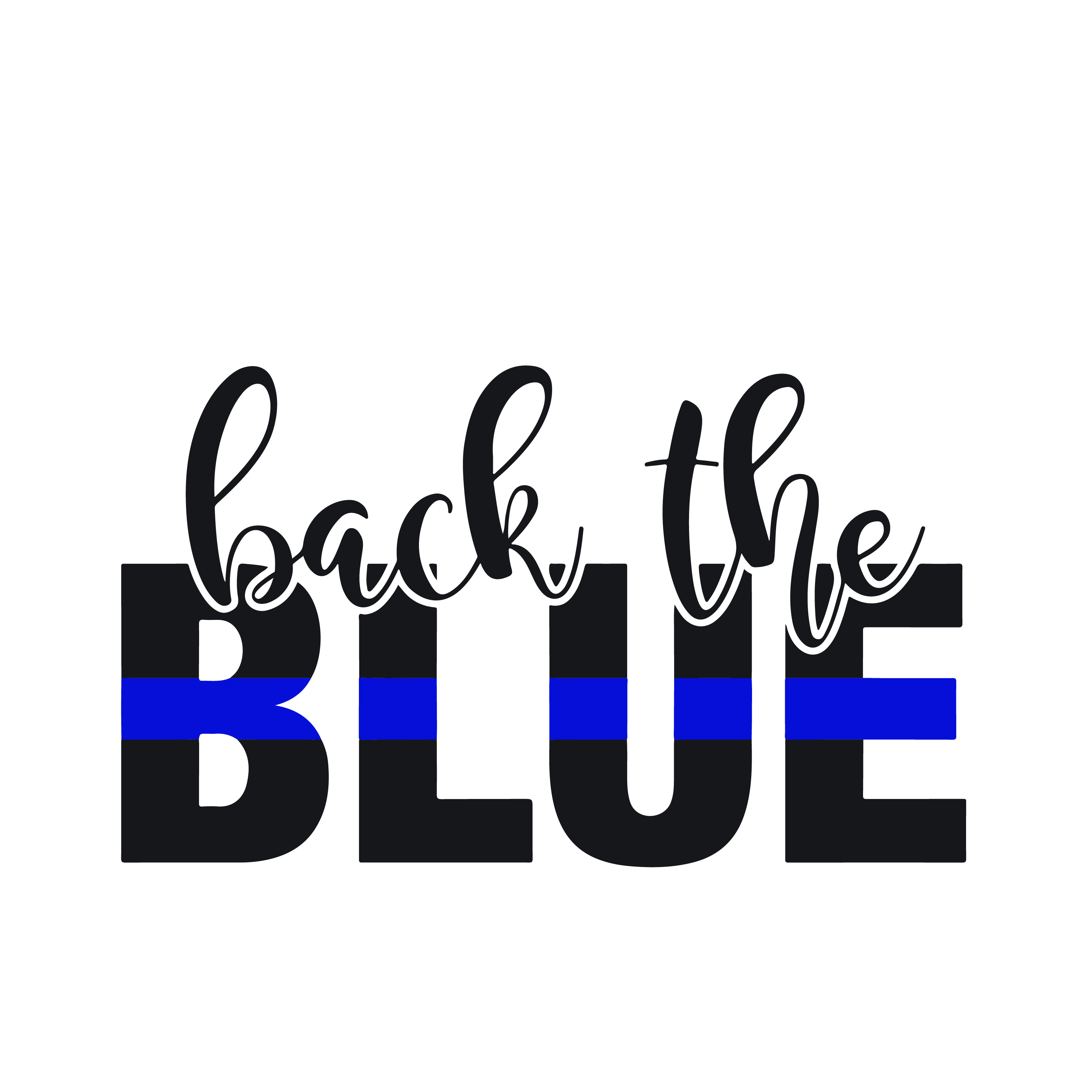Back The Blue Police svg, Police officer svg, Thin blue line | Inspire ...