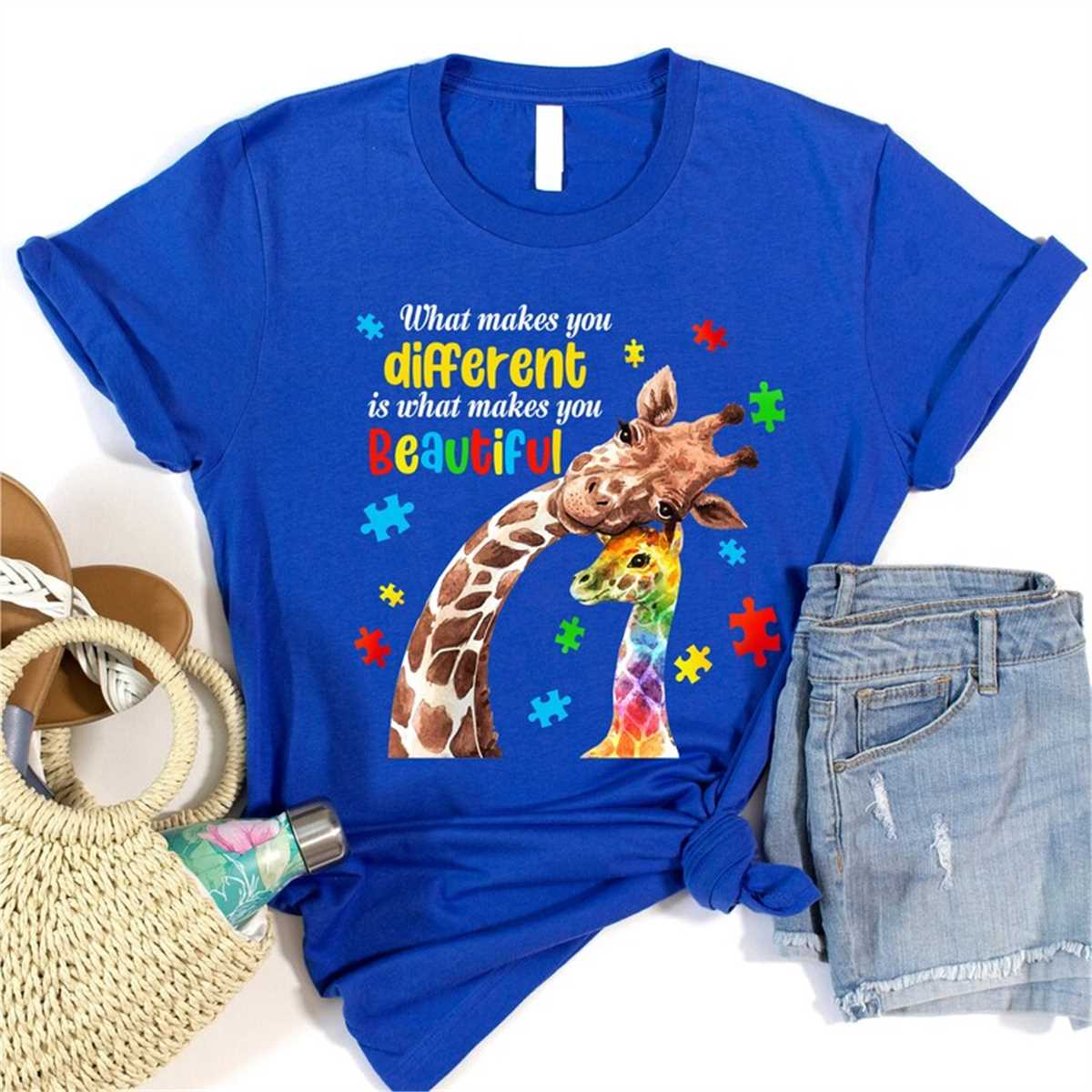 What Makes You Different Giraffe Mom Autism Child Awareness - Inspire ...