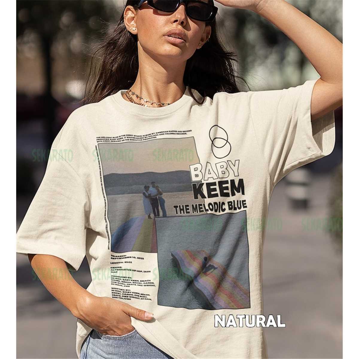The melodic Blue - Baby Keem Tshirt | Vintage Style Music T- | Inspire ...