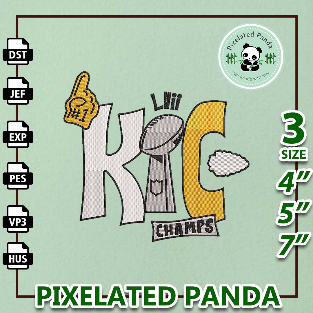 Chiefs Football Logo Embroidery Design, NFL Kansas City Chie - Inspire ...