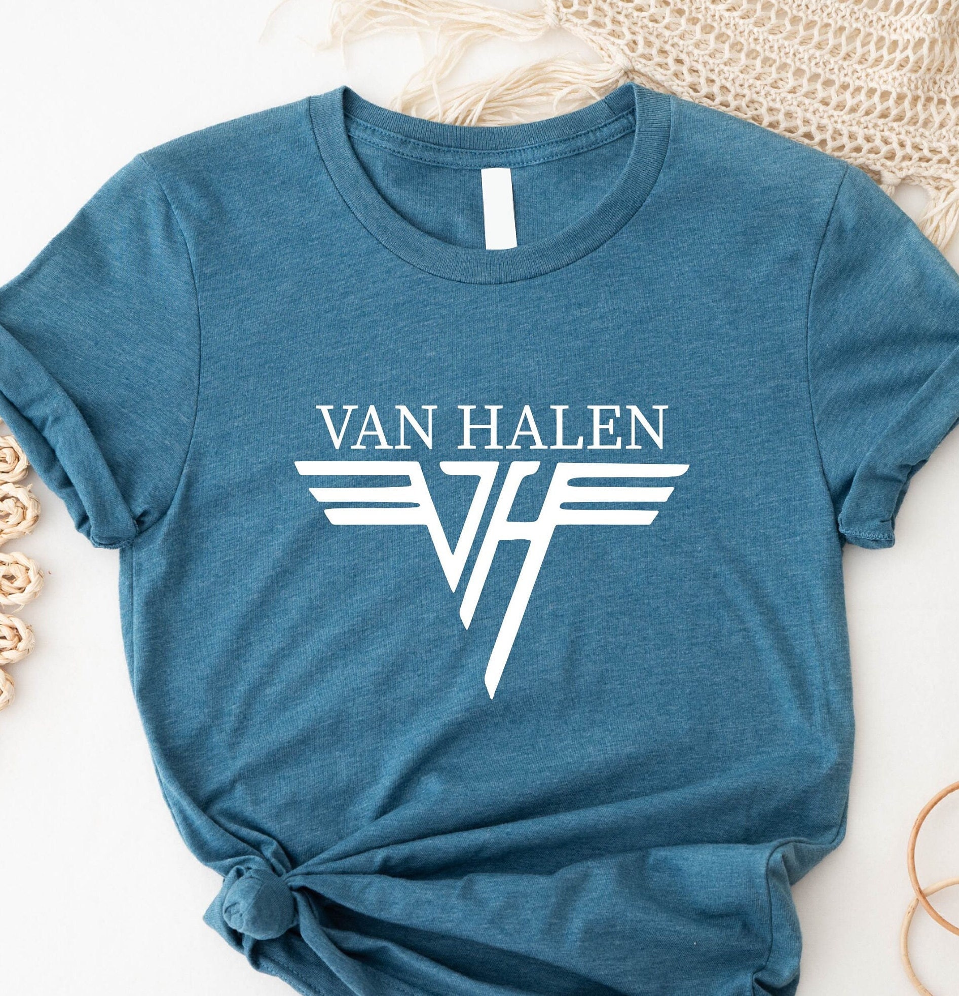 Van Halen Shirt, Van Halen Band Tee, Edie Van Hale - Inspire Uplift