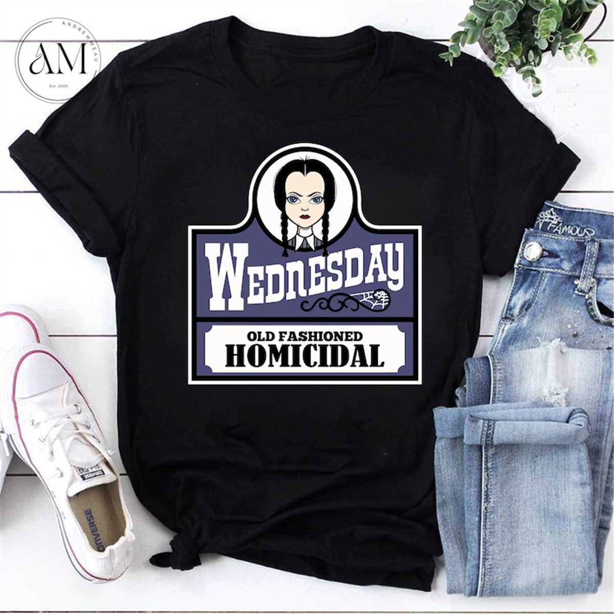 Wednesday Addams Wendys Inspired Old Fashioned Homicidal Uni | Inspire ...