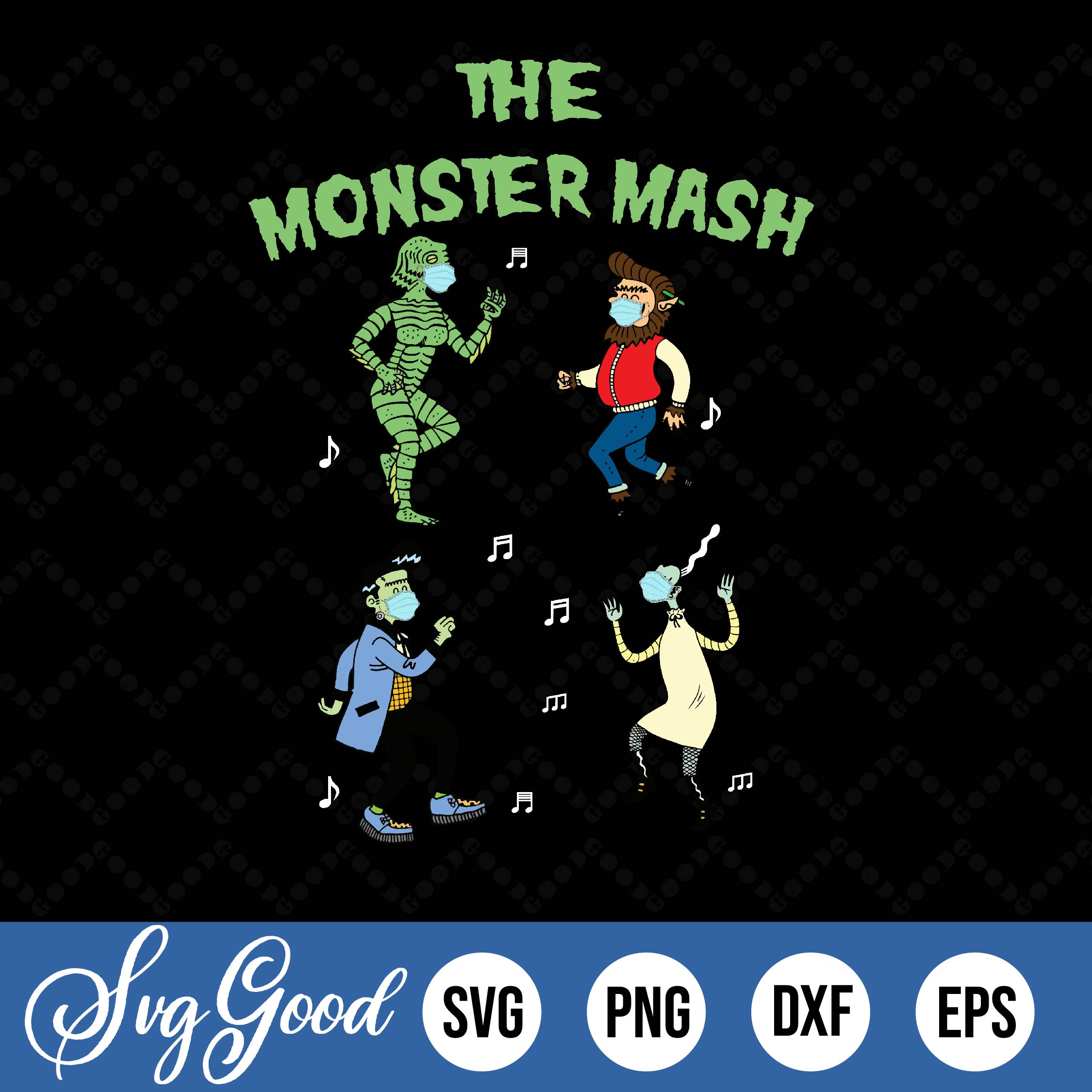 Monster Mask Dance Svg,dxf,png digital | Inspire Uplift