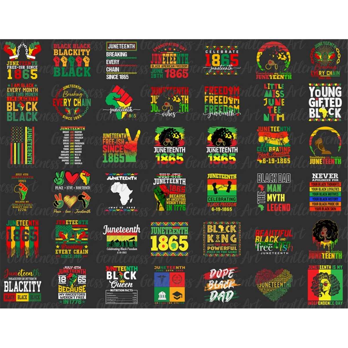 Juneteenth PNG Bundle, Black History Png, Juneteenth 1865 P | Inspire ...