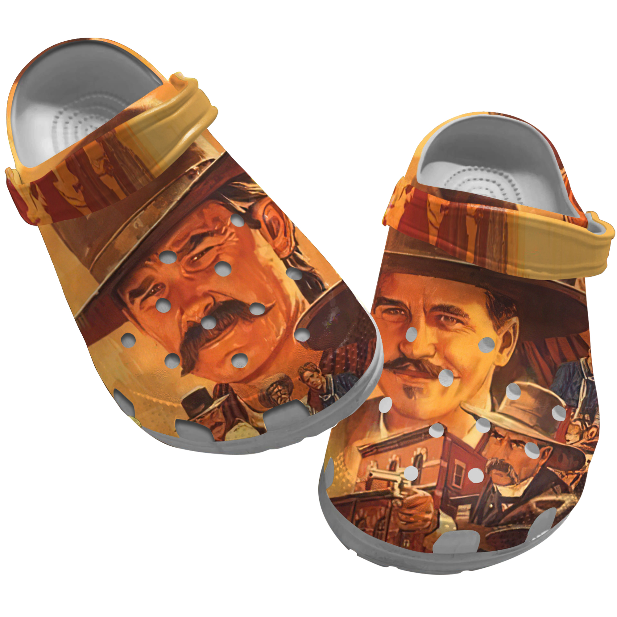 Tombstone Clog Shoes Unisex, Tombstone Crocs, Movie Sandals, | Inspire ...