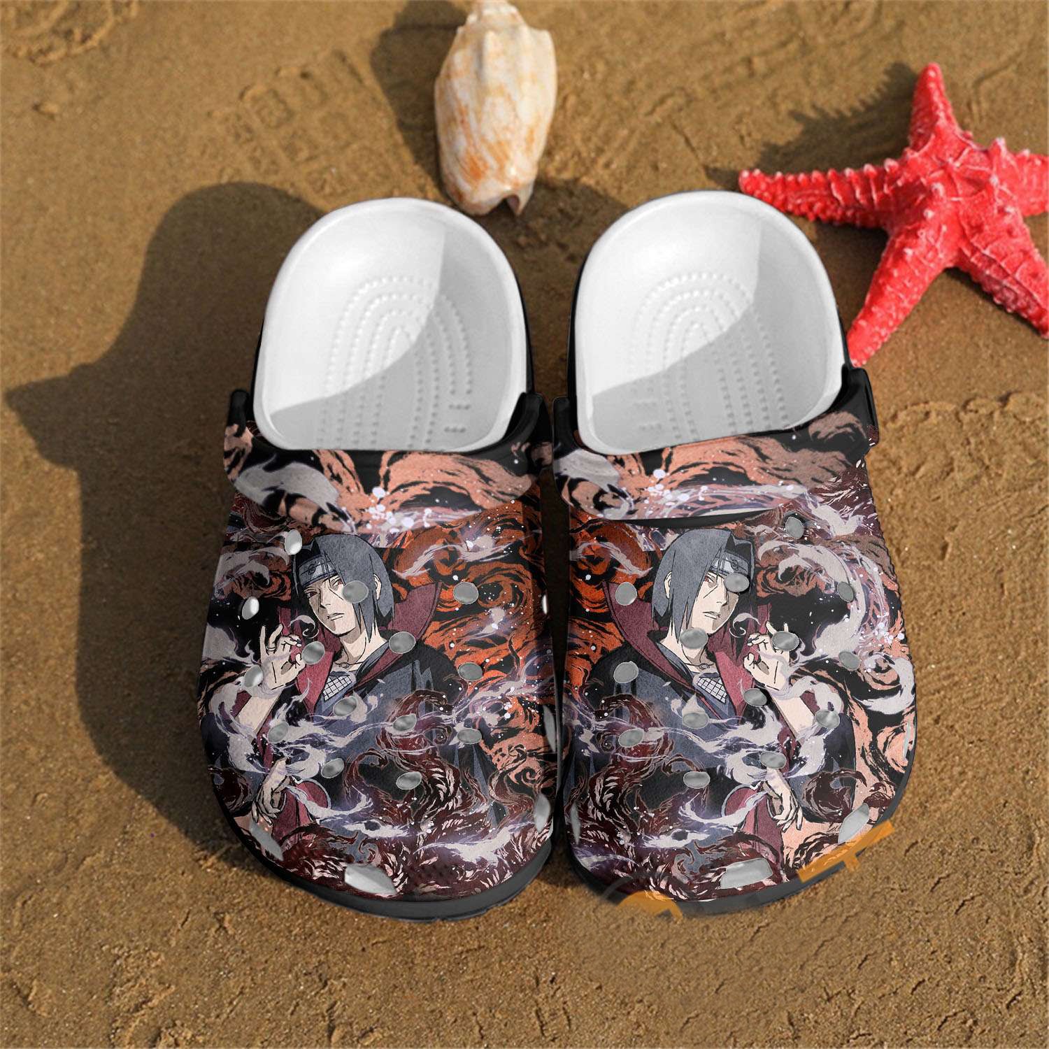 Itachi Render Anime Crocs Clog Shoes, Anime Crocs, Cartoon C - Inspire ...
