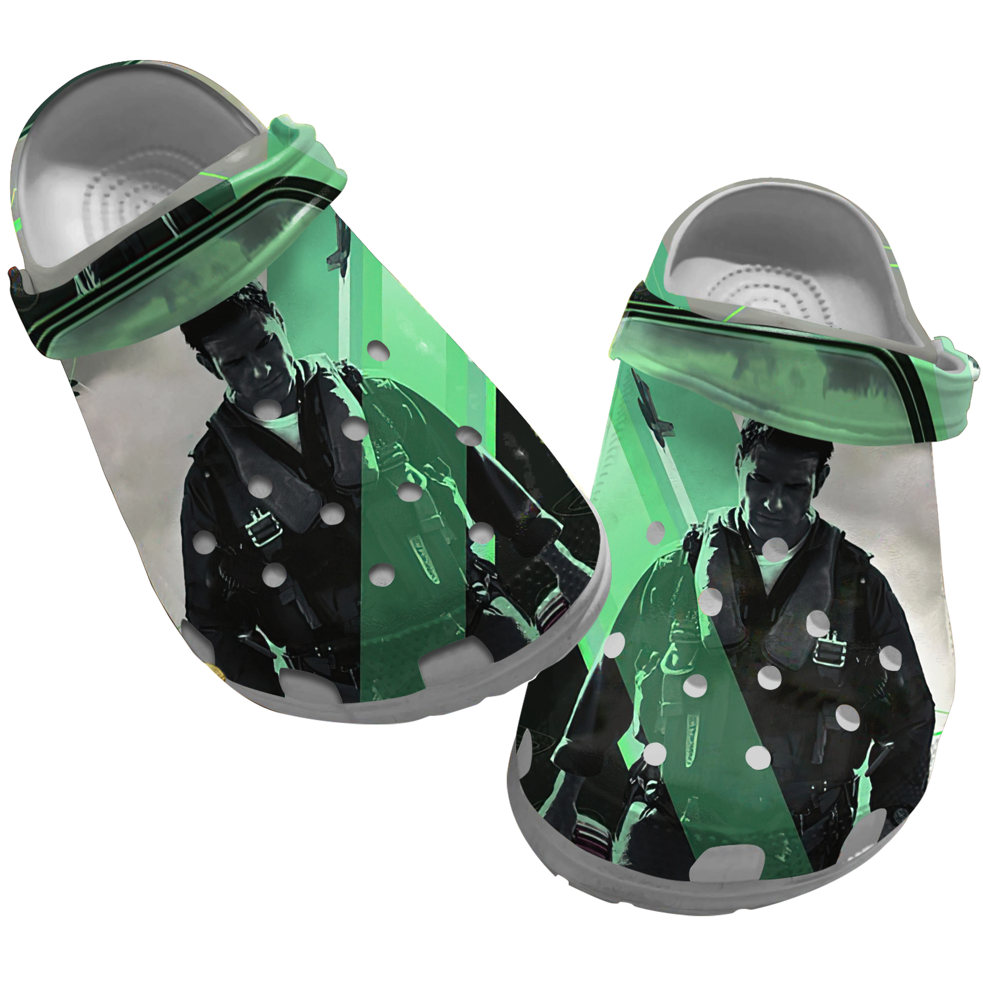 Top Gun Clog Shoes Unisex, Top Gun Crocs, Movie Sandals, Mov | Inspire ...