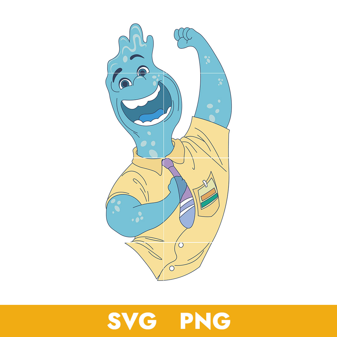 Wade Svg, Elemental Characters Svg, Elemental Svg, Disney Pi | Inspire ...
