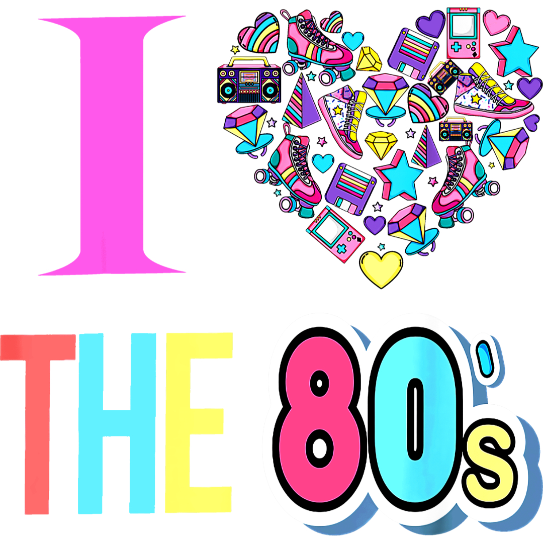 80s Clipart, Neon 80s Clipart Bundle, Roller Skates Clipart, | Inspire ...